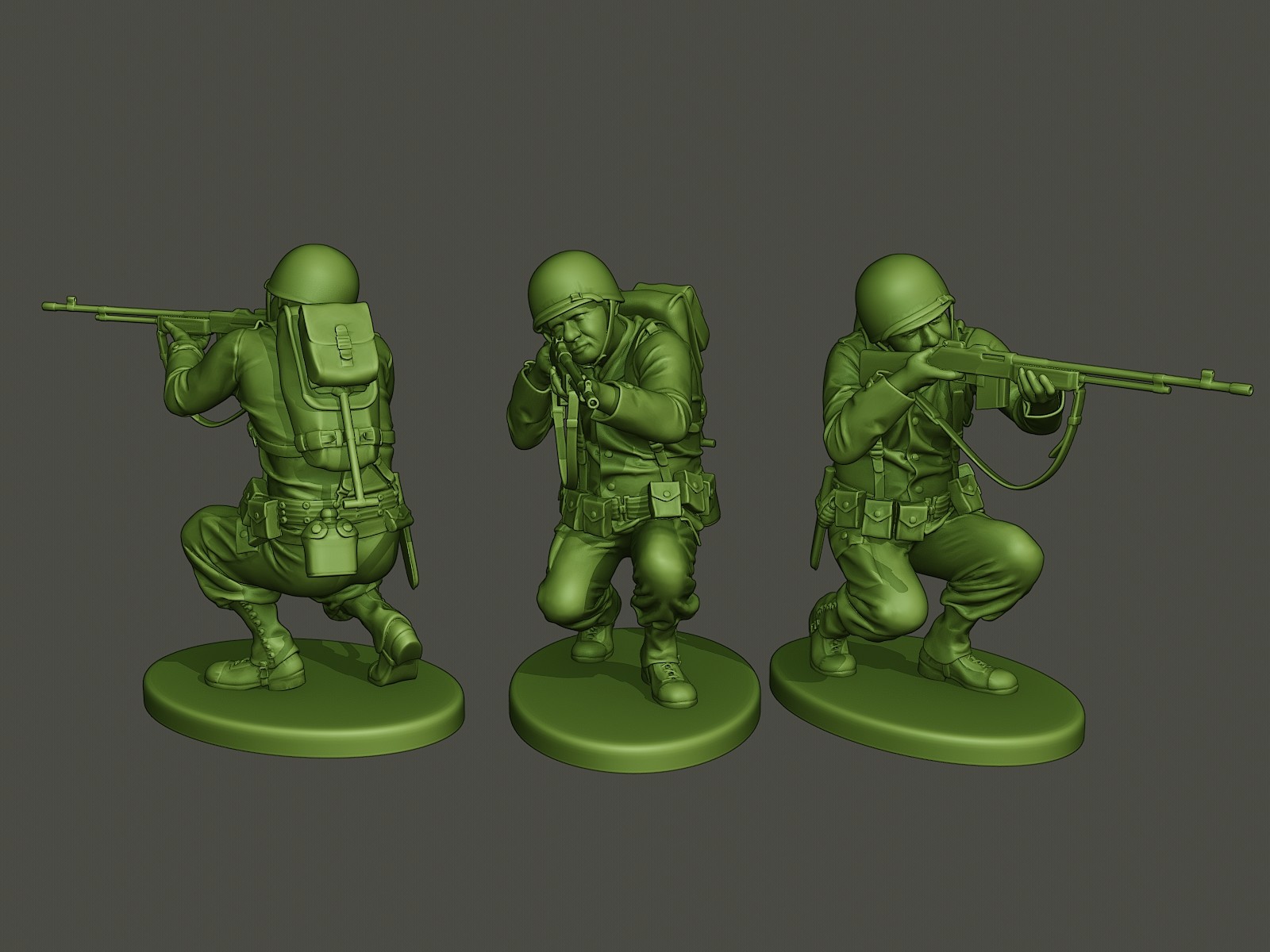 ArtStation - American soldiers ww2 Bundle Pack | Resources