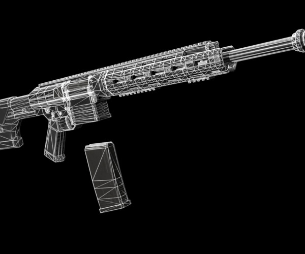 ArtStation - Semi-Automatic Sniper Package | Game Assets