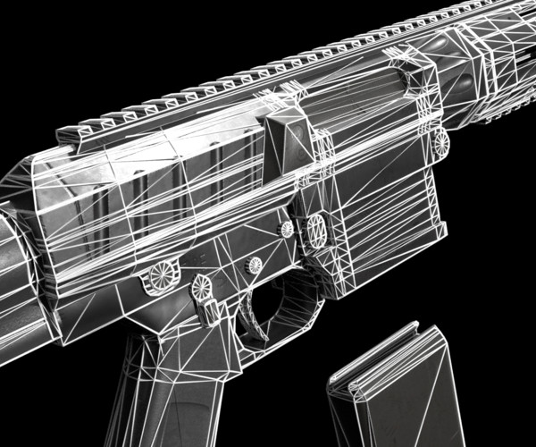 ArtStation - Semi-Automatic Sniper Package | Game Assets