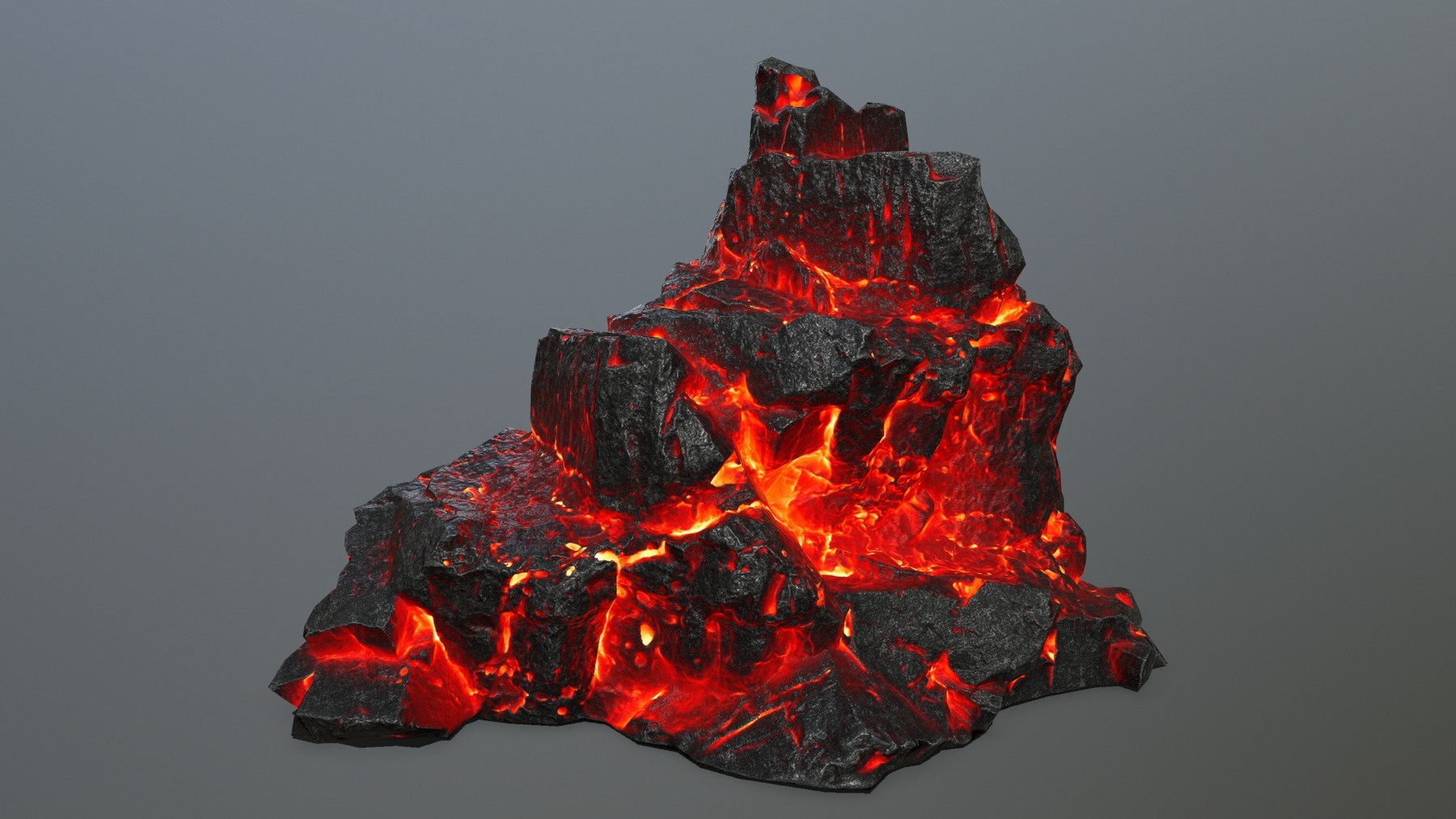 ArtStation - lava rocks | Game Assets