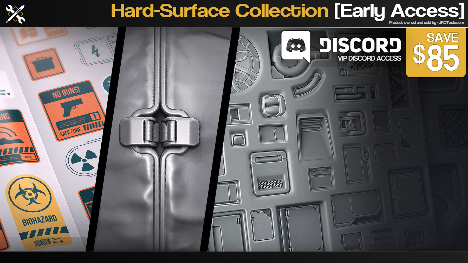 JROTools - Tools for 3D artists - Hard-Surface Collection [Early Access]