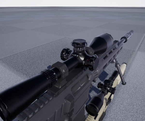 ArtStation - Semi-Automatic Sniper Package | Game Assets