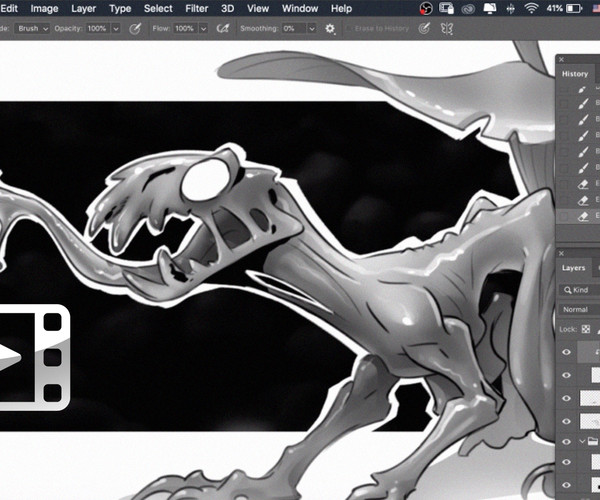 ArtStation - creature concept tutorial | Tutorials