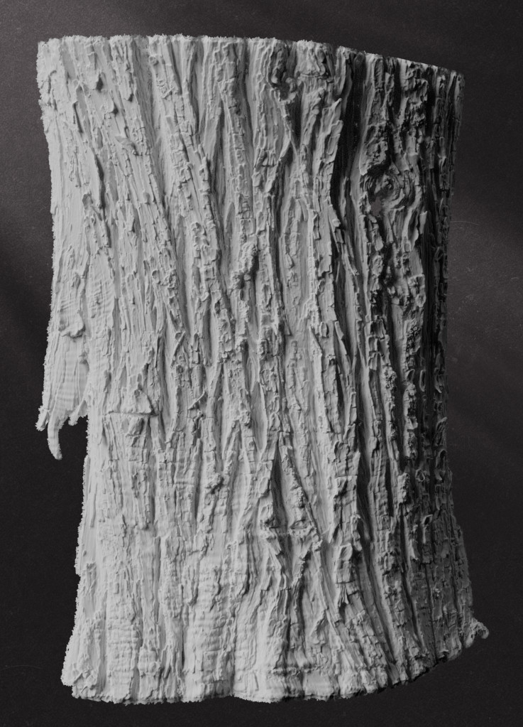 ArtStation - 5 alphas (4096x4096) - Scanned tree bark (resolution 0.2mm ...