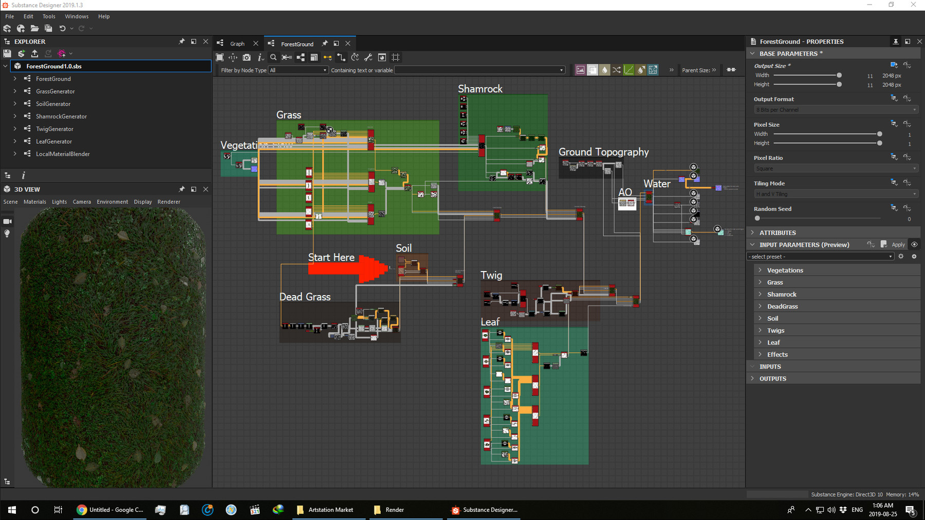 ArtStation - Substance Designer Forest Ground | Resources