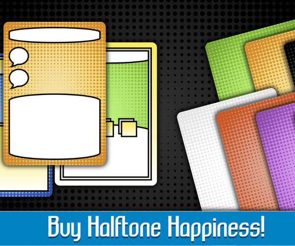 ArtStation - Halftone Happiness Asset Pack | Game Assets