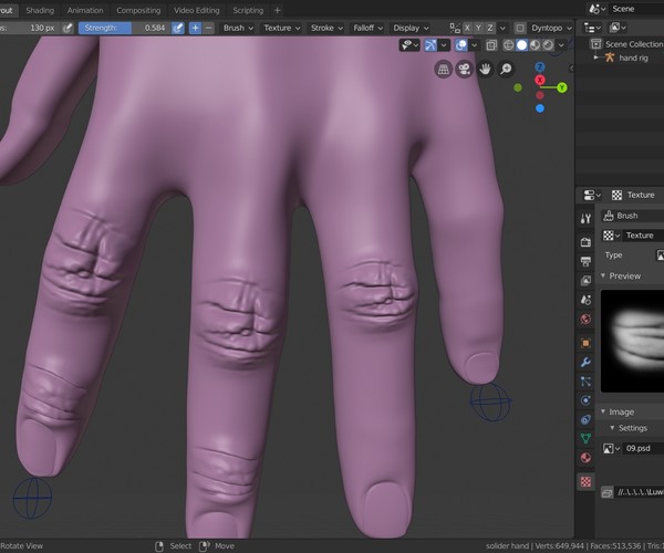 ArtStation - Human Hand Alphas | Resources