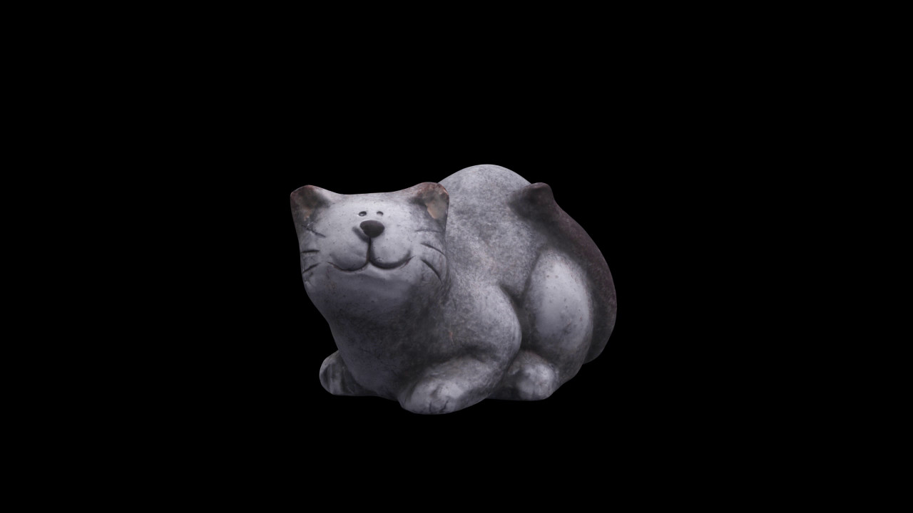 ArtStation - Realistic Stone Cat photoscanned model | Resources