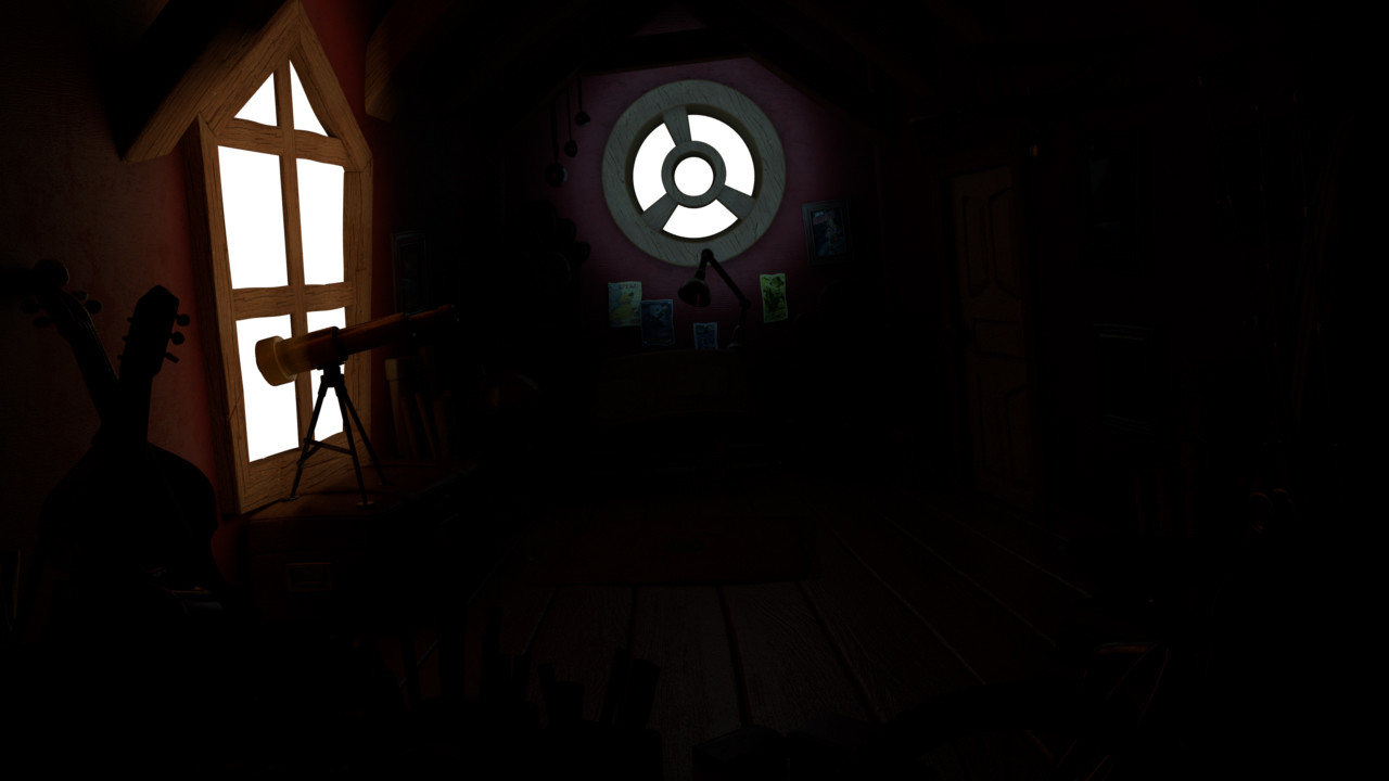 ArtStation - Attic Lighting breakdown | Tutorials