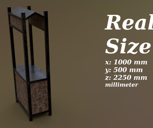 ArtStation - Trade stand 20 4in1 R - 4 PBR Texture 1 Model | Resources