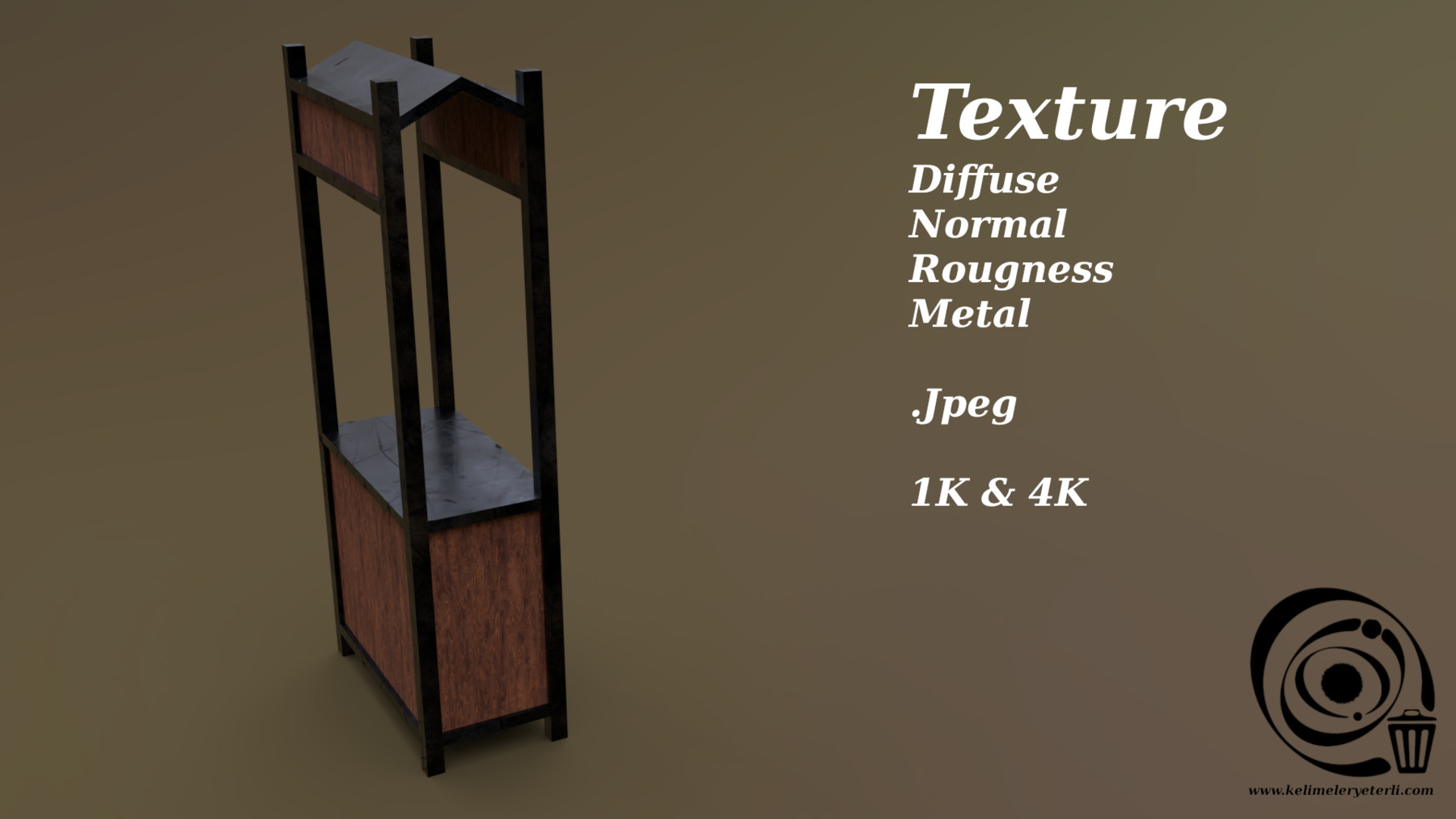 ArtStation - Trade stand 20 4in1 R - 4 PBR Texture 1 Model | Resources