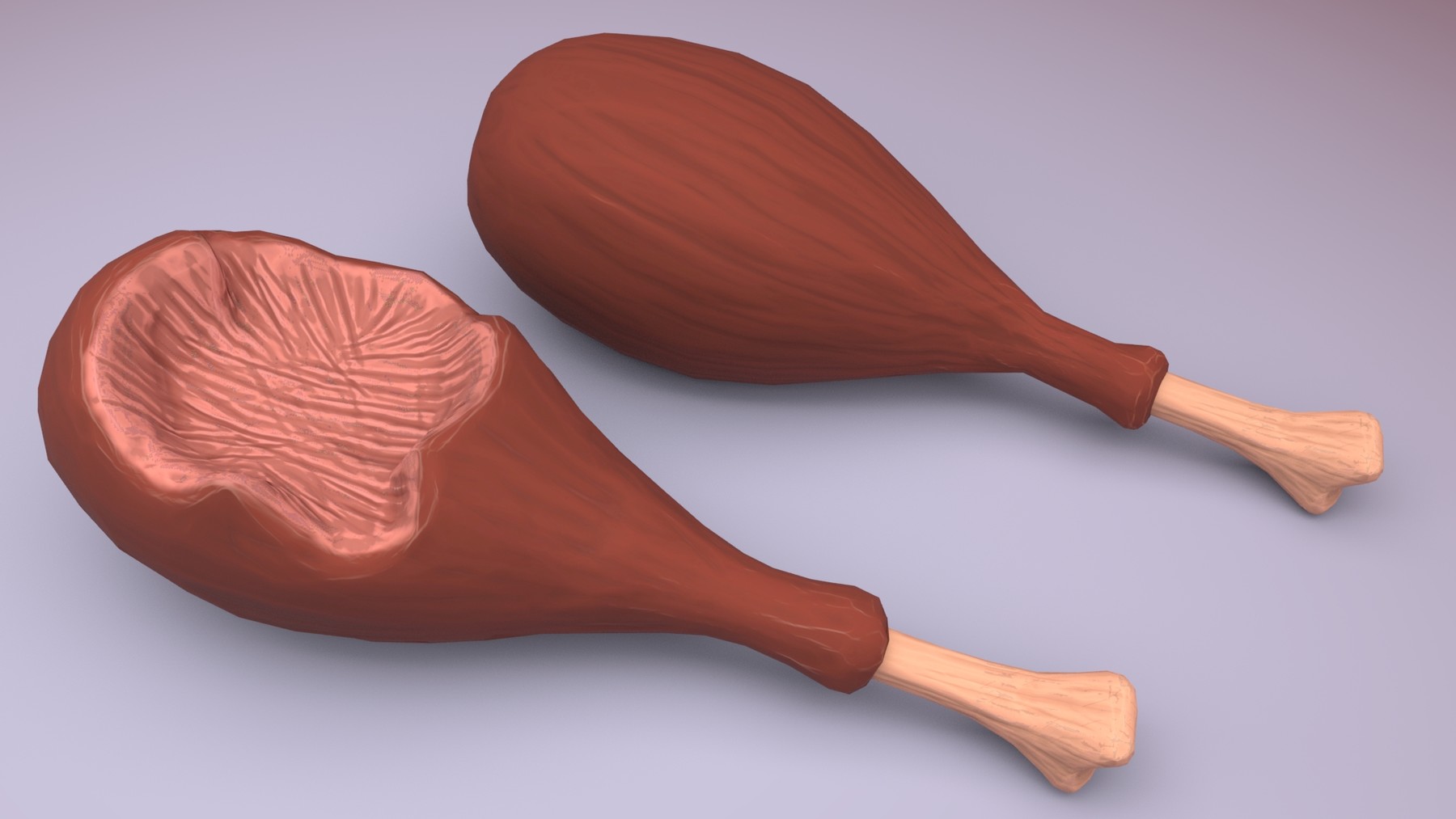 ArtStation - Cartoon Chicken Leg | Resources