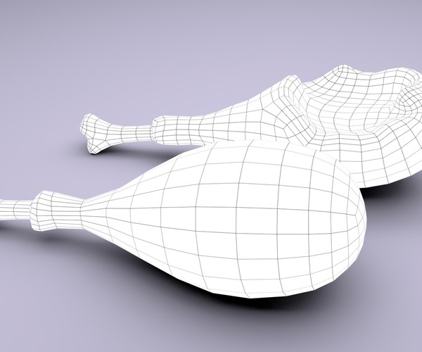 ArtStation - Cartoon Chicken Leg | Resources