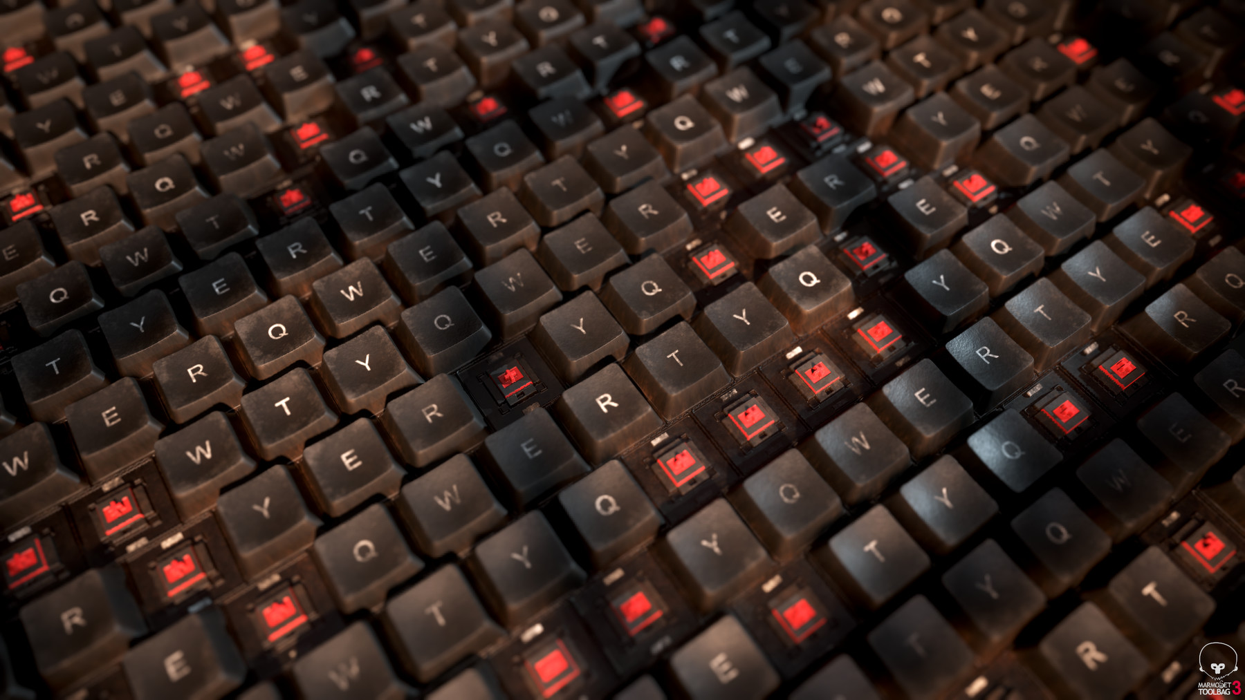 ArtStation - Keyboard Material - Substance Designer - 100% Procedural ...