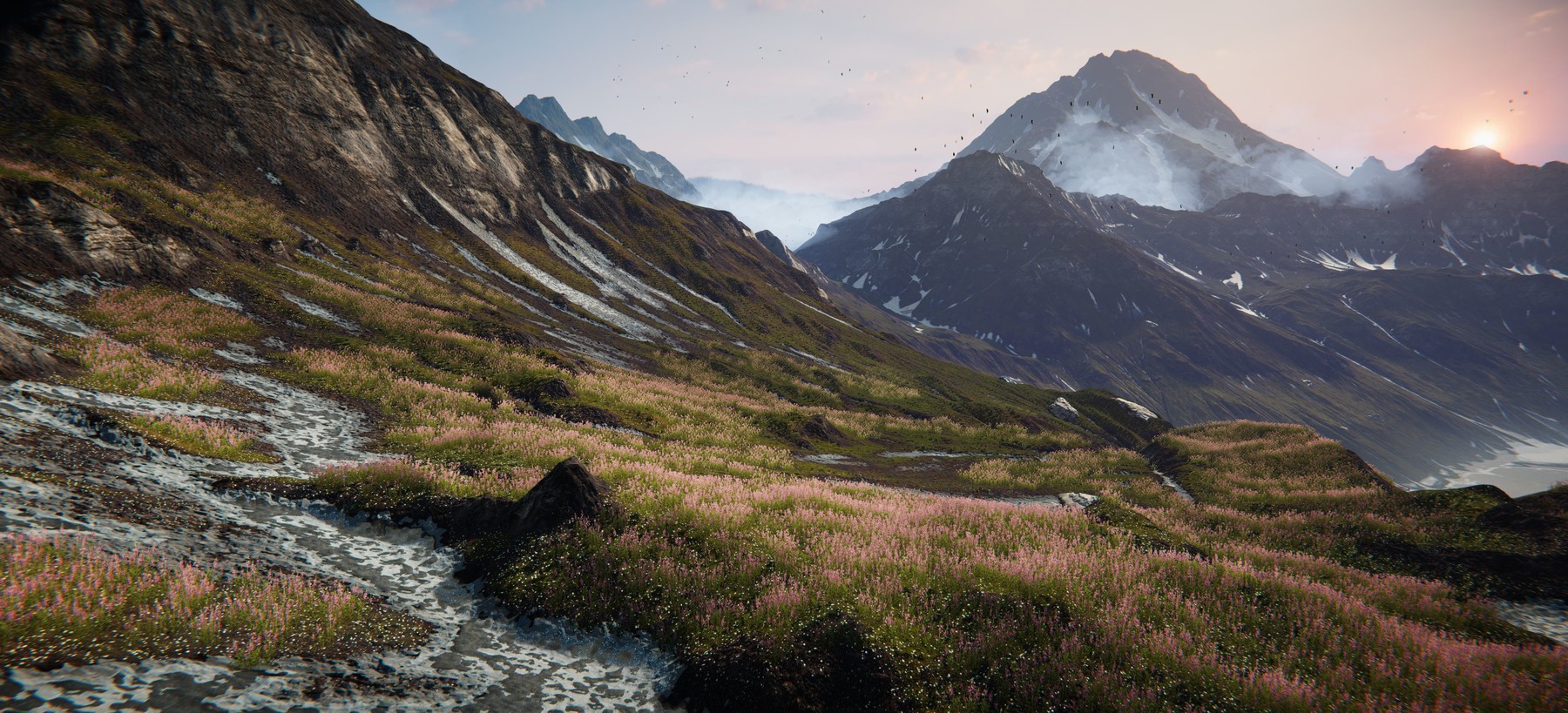 ArtStation - Grass Mountains Valley Environment - Unity 2017 Project ...