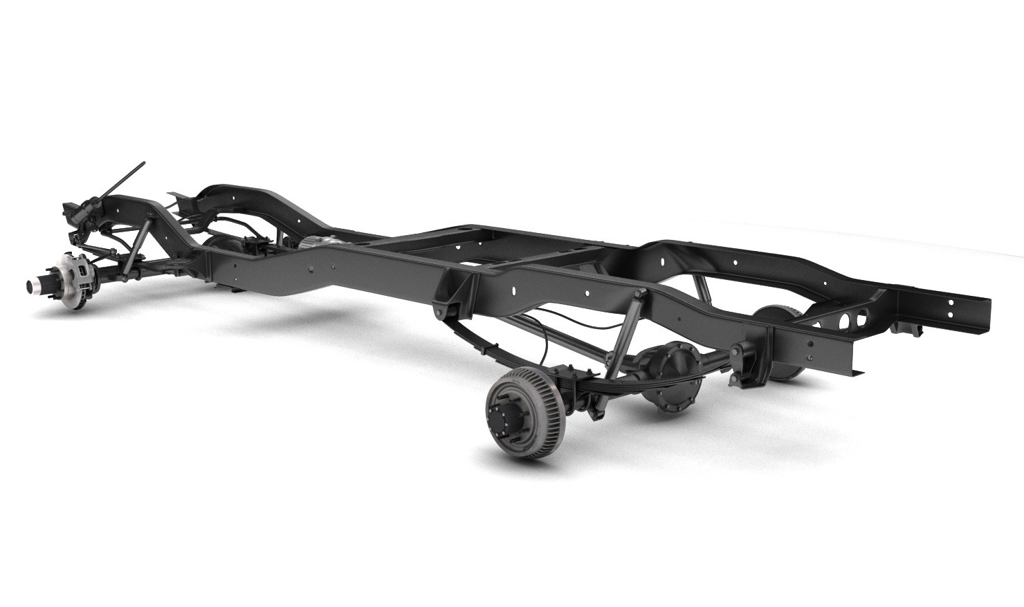 ArtStation - VINTAGE 4WD PICKUP TRUCK CHASSIS | Game Assets