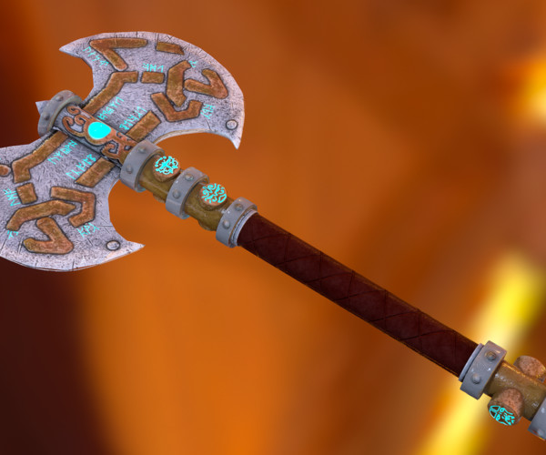 ArtStation - dwarven battle axe | Resources