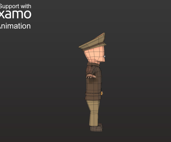 ArtStation - WW2 Us Commander | Game Assets