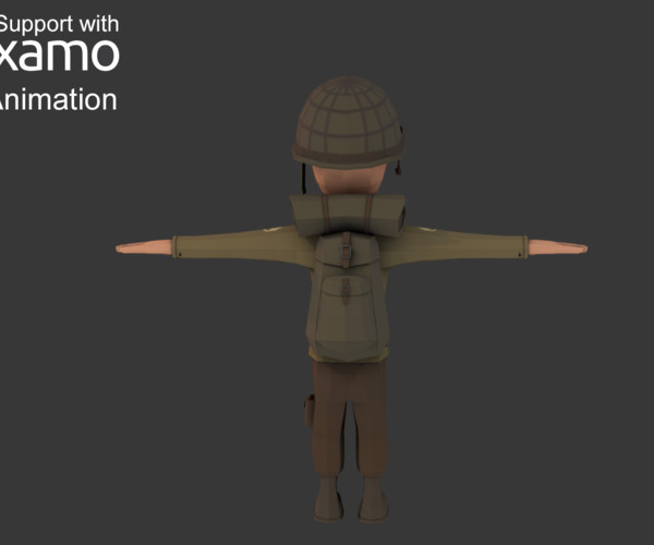 ArtStation - WW2 US Rifleman | Game Assets