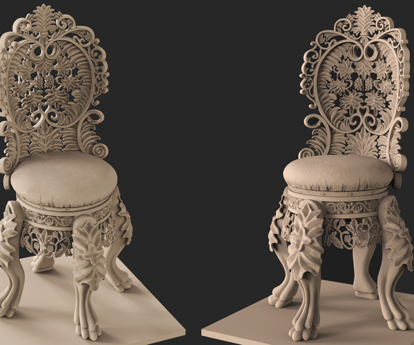 ArtStation - Carving Chair | Tutorials