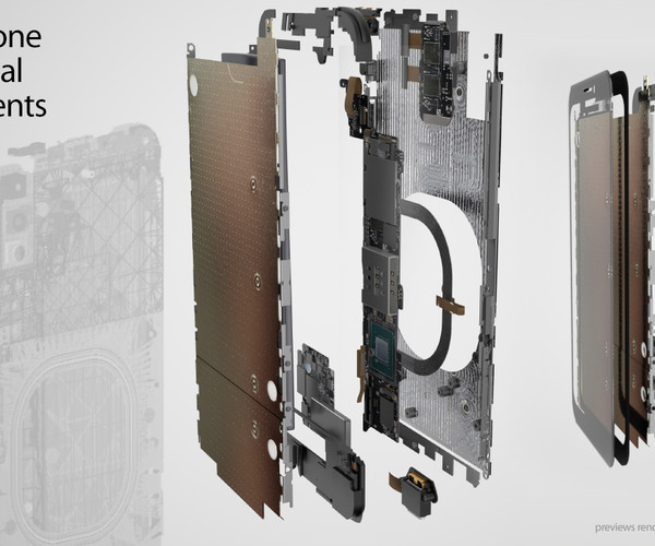 ArtStation - Generic Smartphone 3D components set | Resources