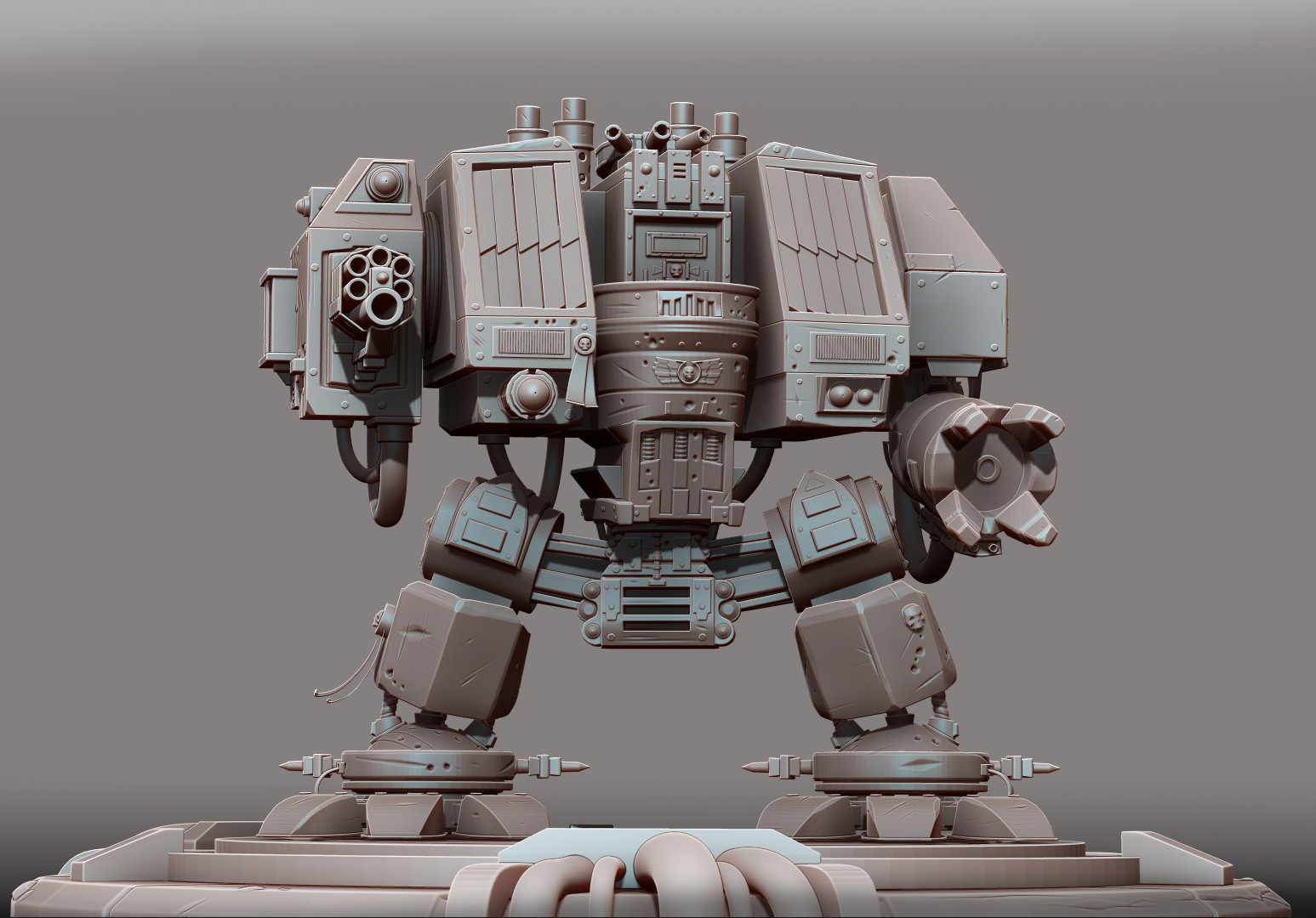 ArtStation - Dreadnought warhamer40k sculpt | Resources