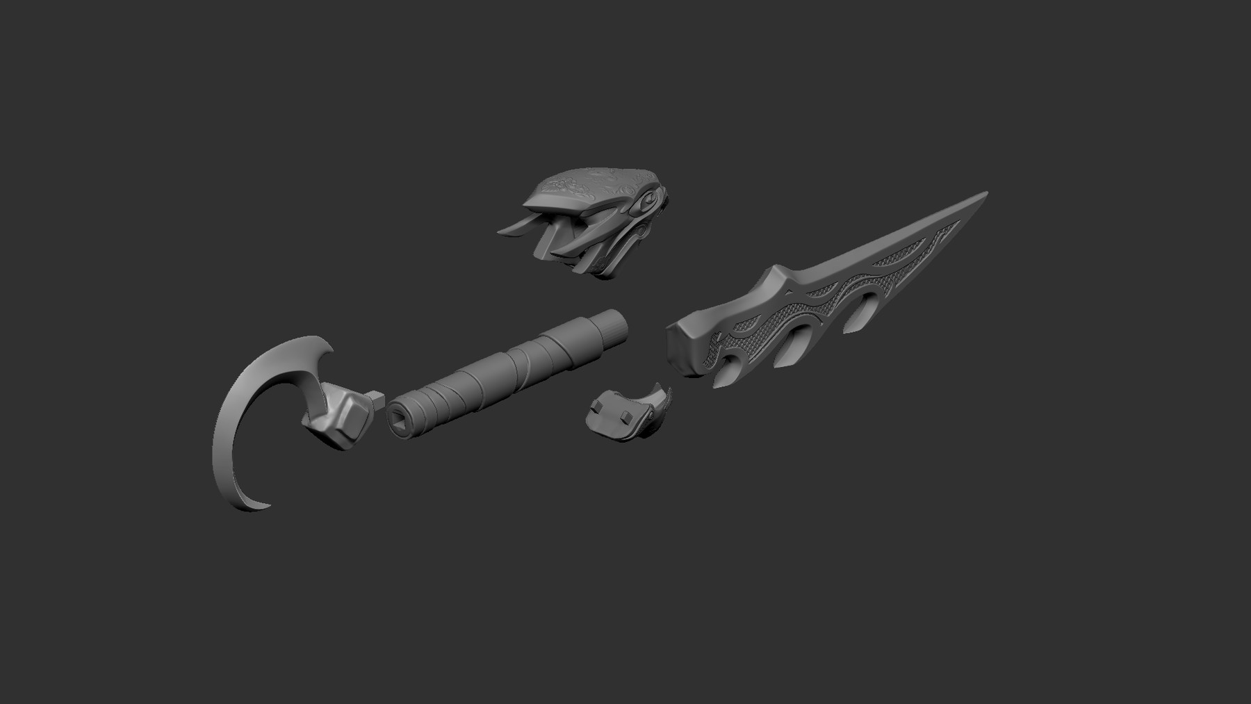 ArtStation - Printable Pyke Dagger | Game Assets