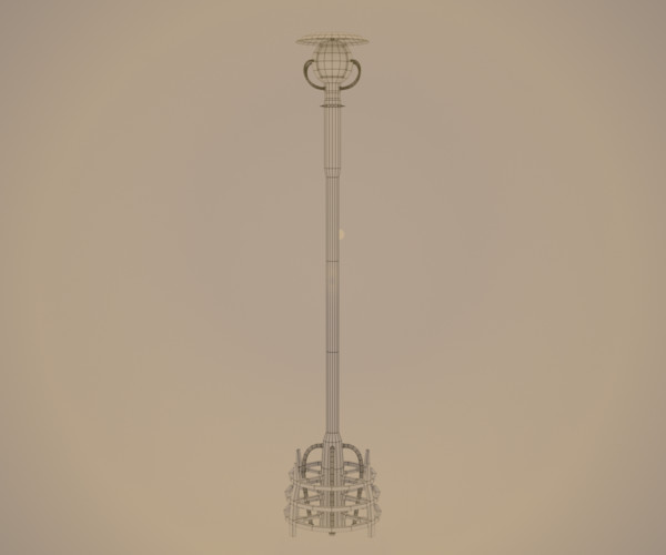 ArtStation - Cyberpunk - sci-fi street light Low-poly 3D model | Game ...