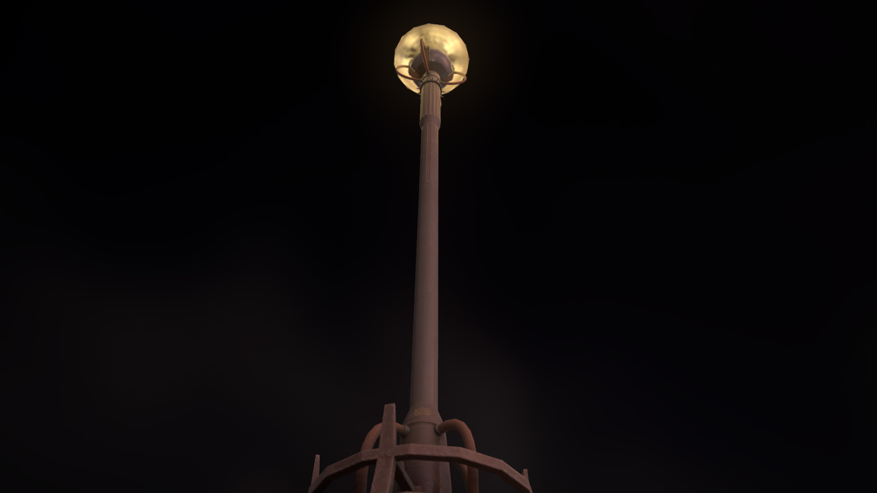 ArtStation - Cyberpunk - sci-fi street light Low-poly 3D model | Game ...