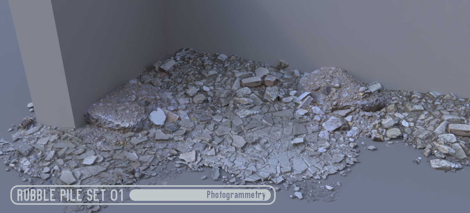 ArtStation - Rubble Pile Set 1 | Resources