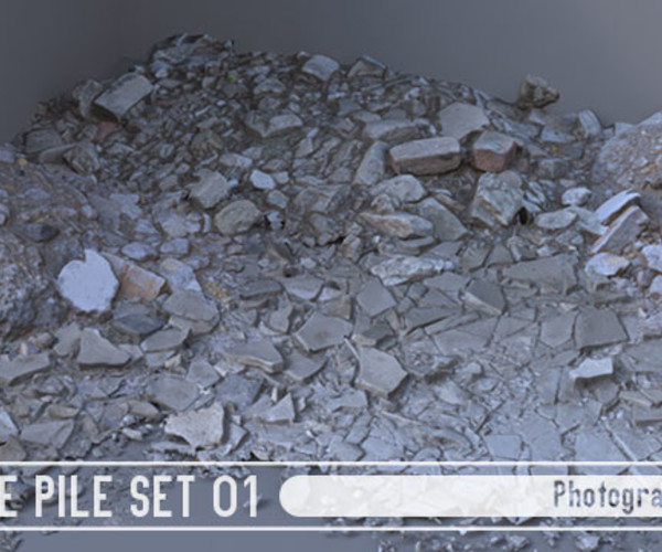 ArtStation - Rubble Pile Set 1 | Resources