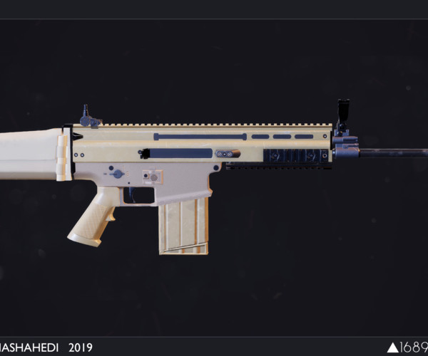 ArtStation - Scar 17S - Game ready model | Resources