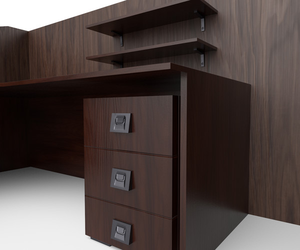 ArtStation - Game-Ready Office Work Desk with 4K-PBR Texture Set ...
