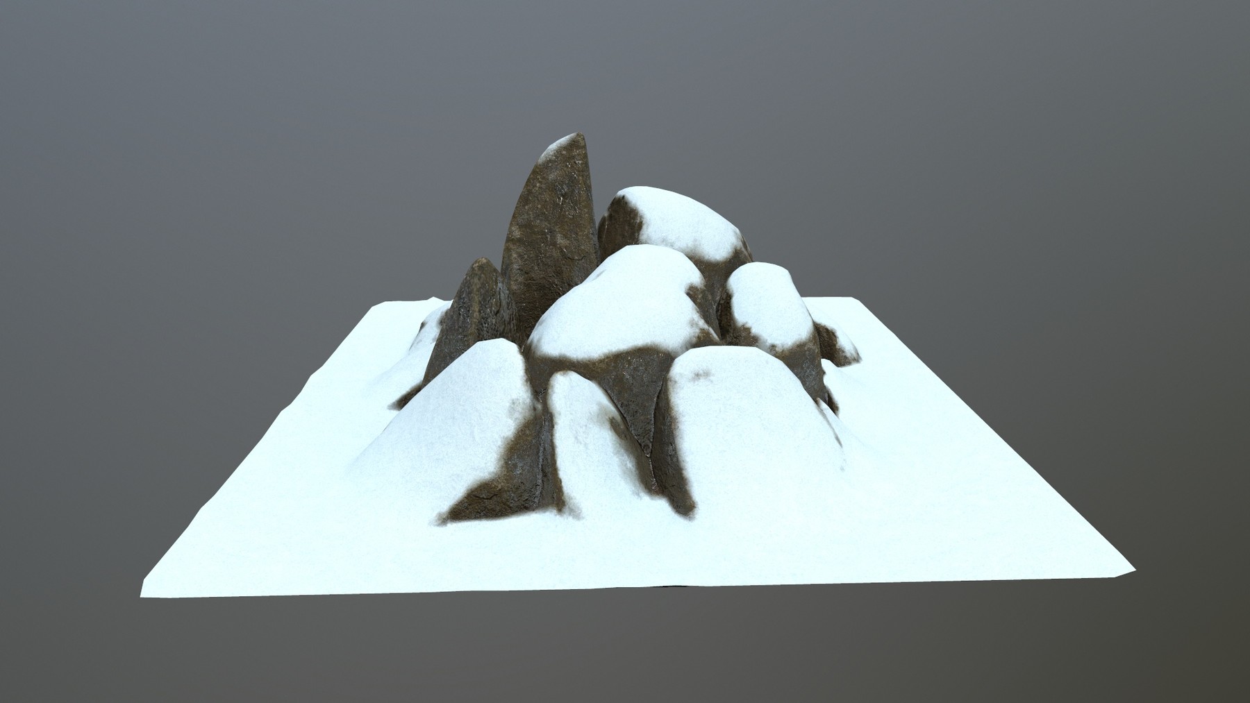 ArtStation - snow rocks | Game Assets