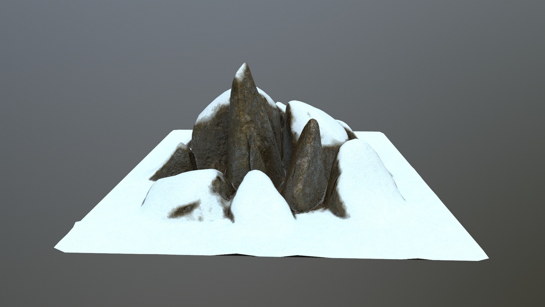 ArtStation - snow rocks | Game Assets