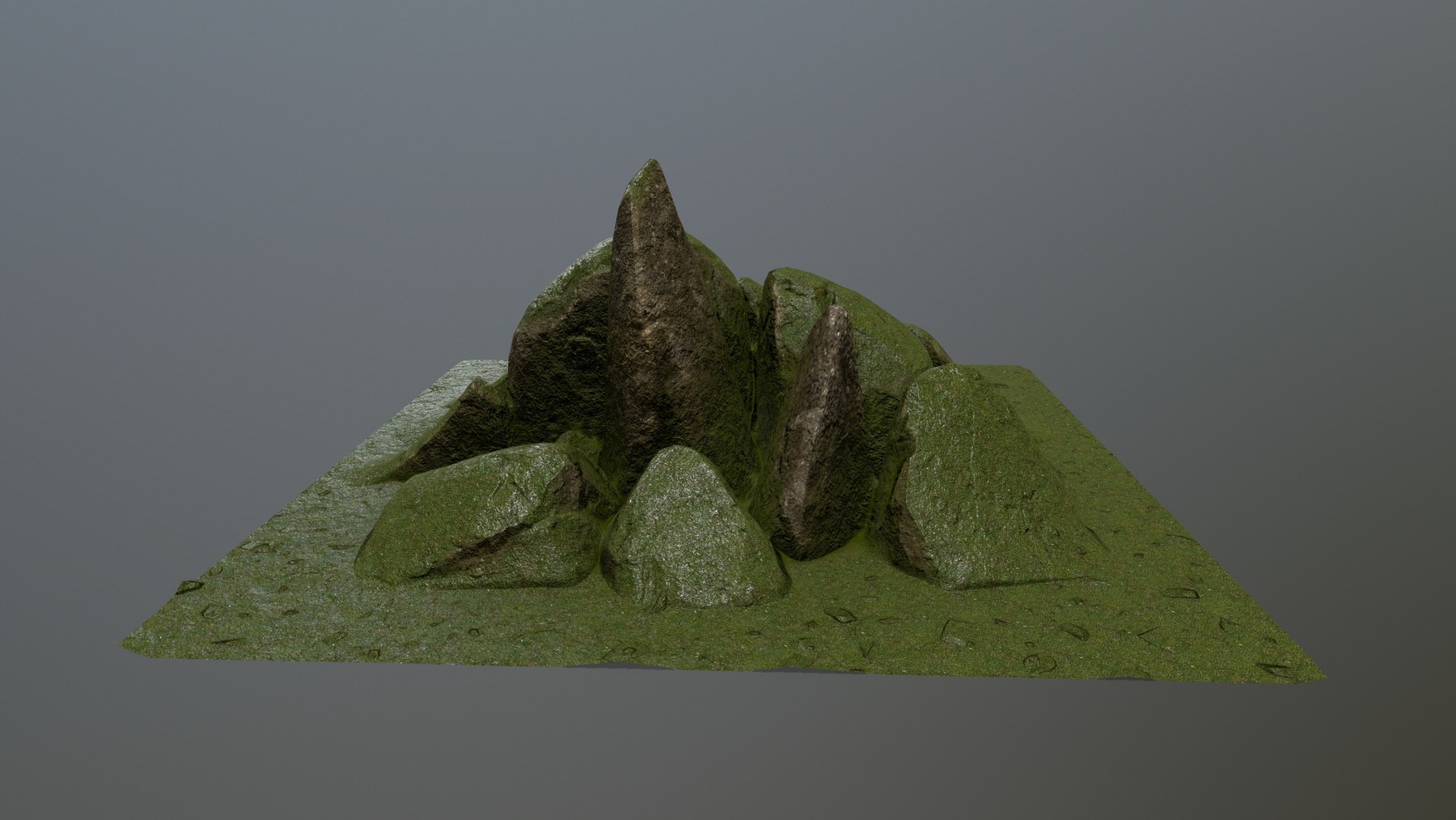 ArtStation - mossy rocks | Resources