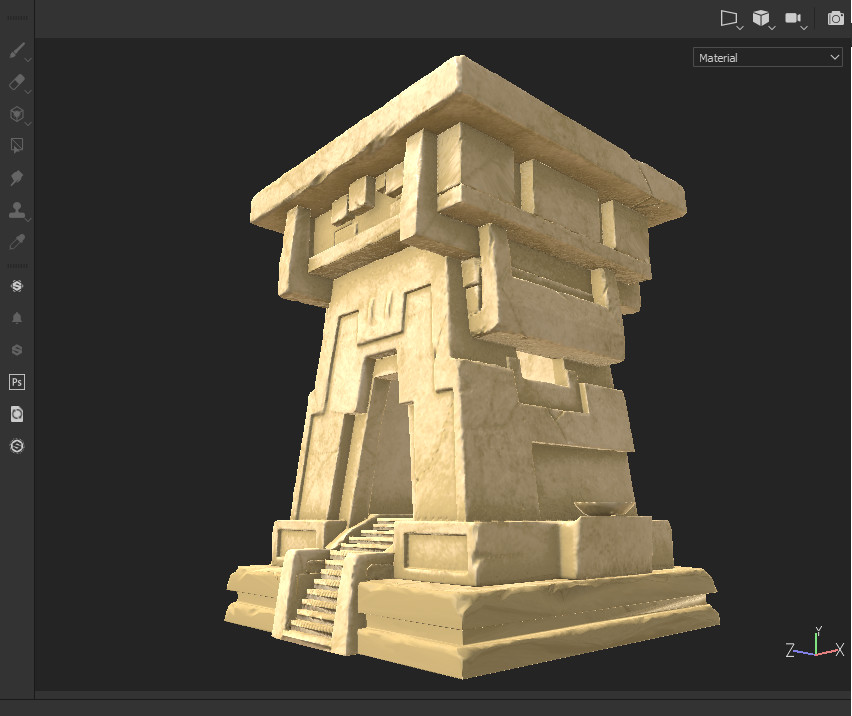 ArtStation - Temple Stone Smart Material Spsm | Resources
