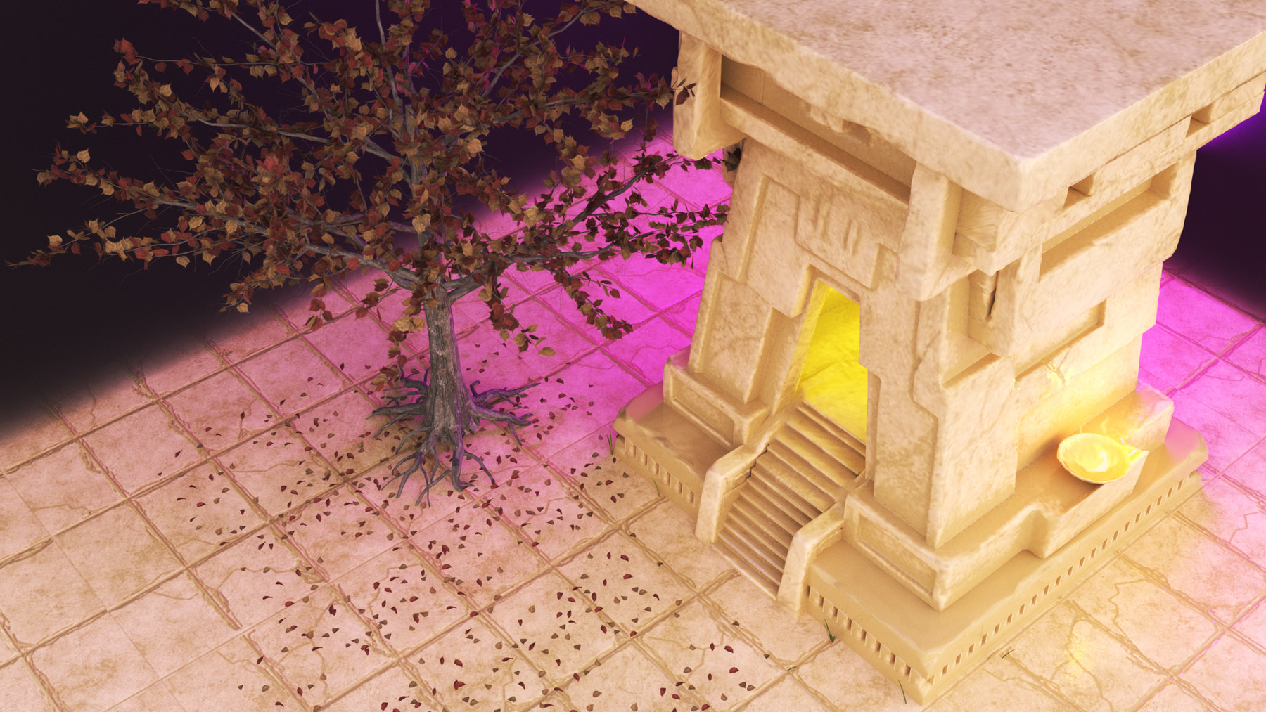 ArtStation - Temple Stone Smart Material Spsm | Resources