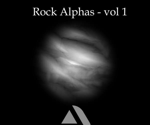 ArtStation - Rock alphas - vol 1 | Brushes