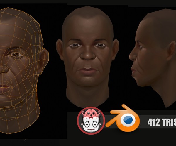 ArtStation - Low poly heads+textures | Game Assets