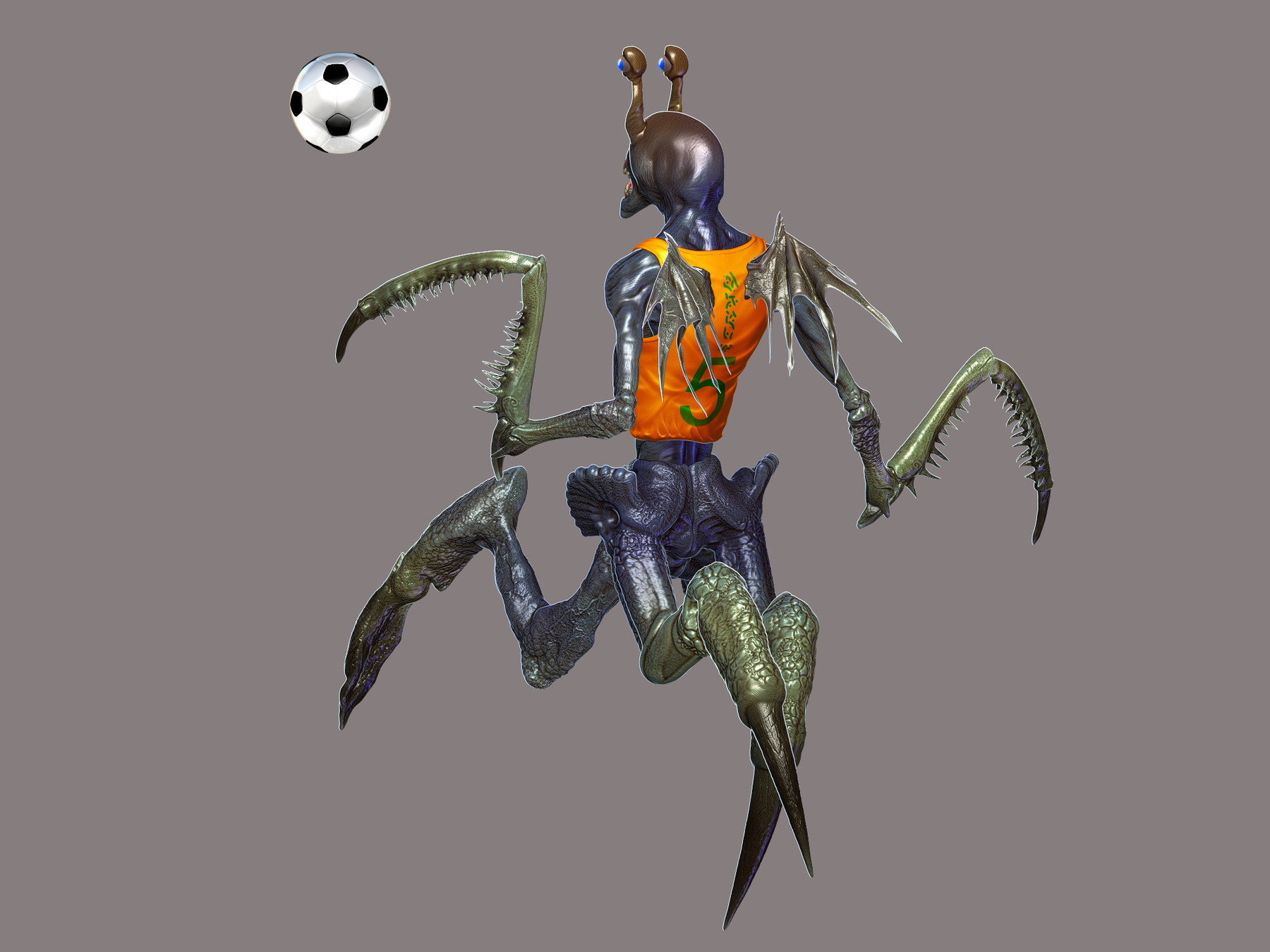 ArtStation - Alien Football Player | Resources