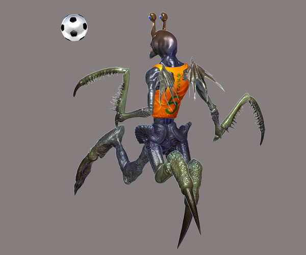 ArtStation - Alien Football Player | Resources