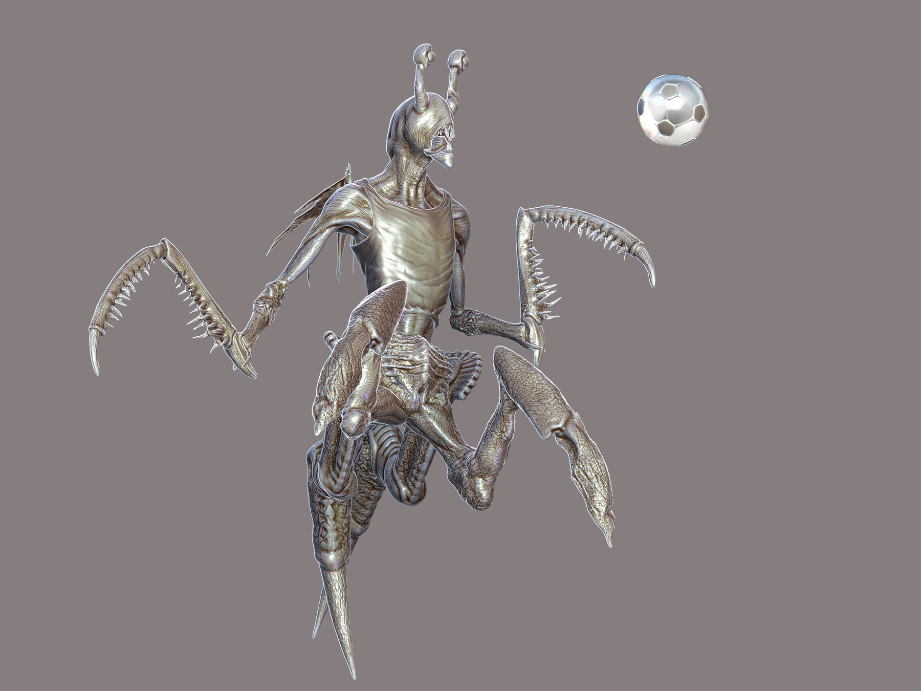 ArtStation - Alien Football Player | Resources