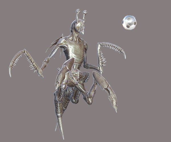ArtStation - Alien Football Player | Resources