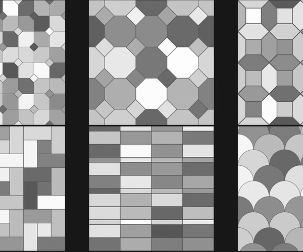 ArtStation - Substance - Tile Set | Brushes