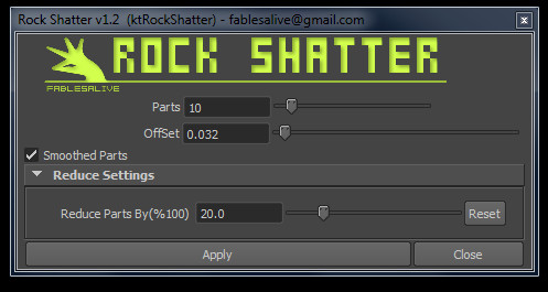 ArtStation - Rock Shatter for Maya | Resources