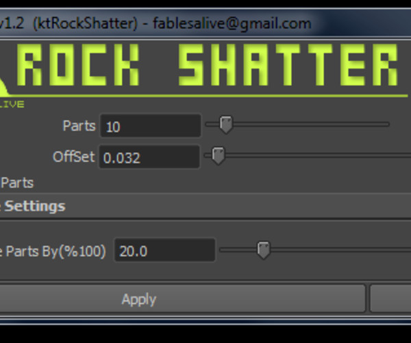 ArtStation - Rock Shatter for Maya | Resources