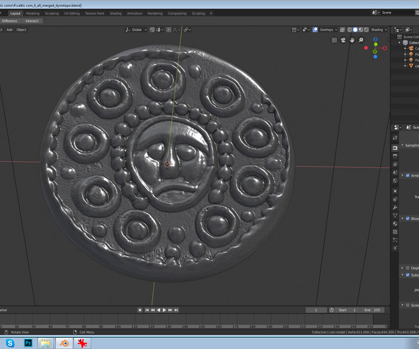 ArtStation - celtic coin 4 | Resources