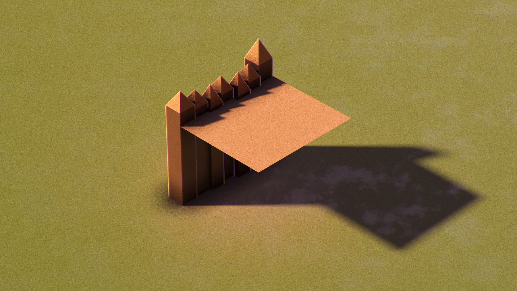 ArtStation - Low Poly - Modular - Wood Walls | Game Assets