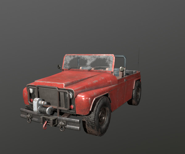 ArtStation - Survival Jeep off road | Game Assets